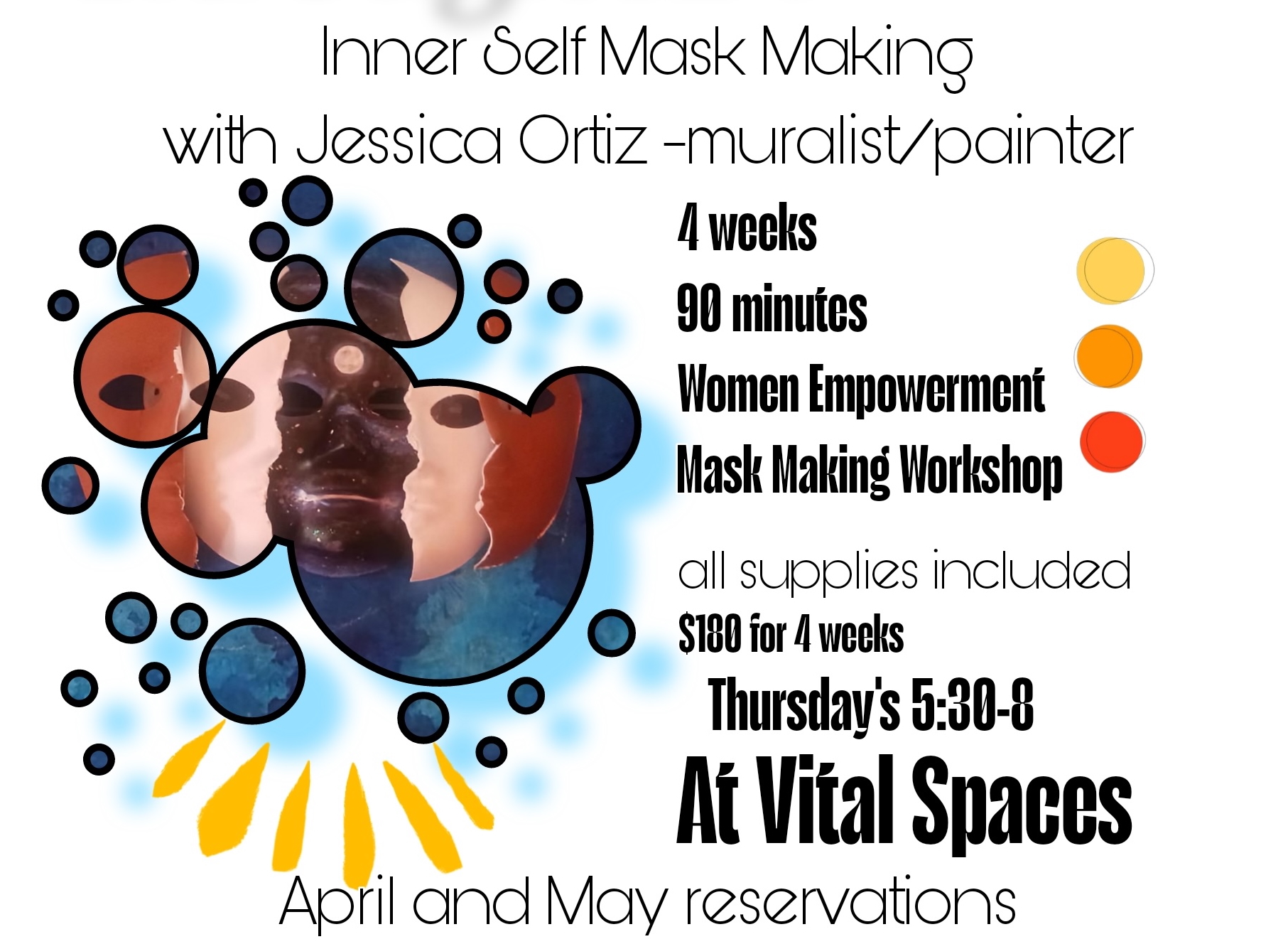 Exploring Self Through Art - Inner Self Mask Making - Vital Spaces