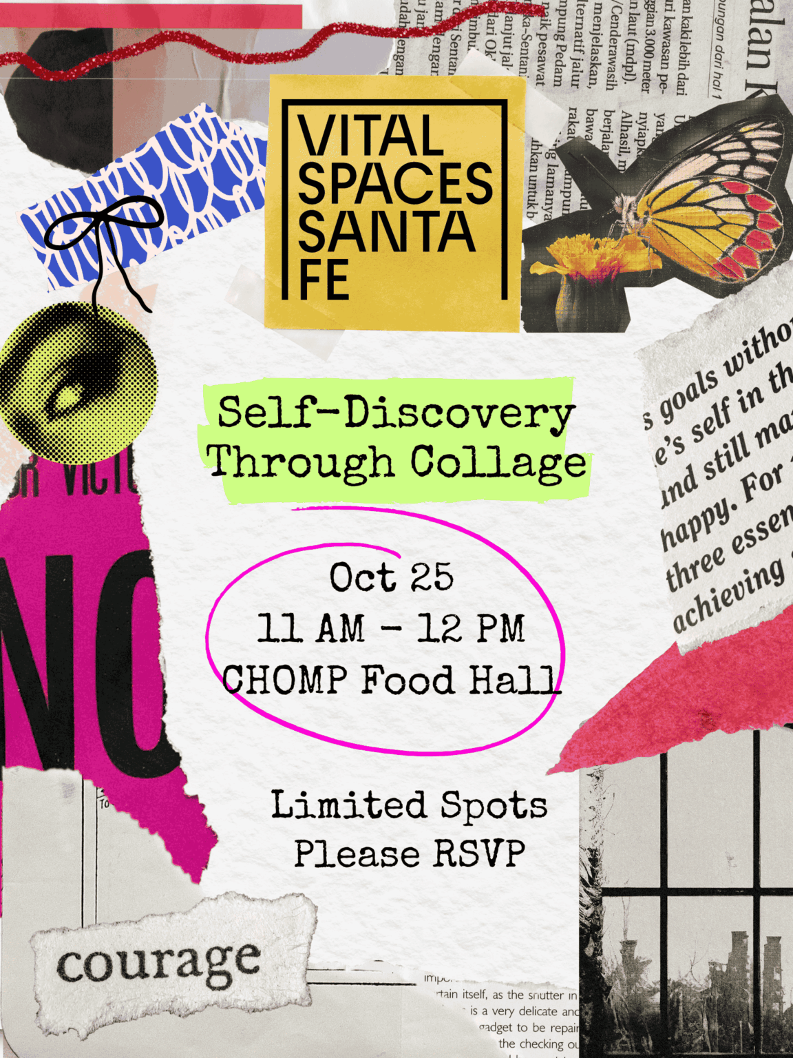 Self-Discovery Through Collage with Margarita Blanco - Vital Spaces